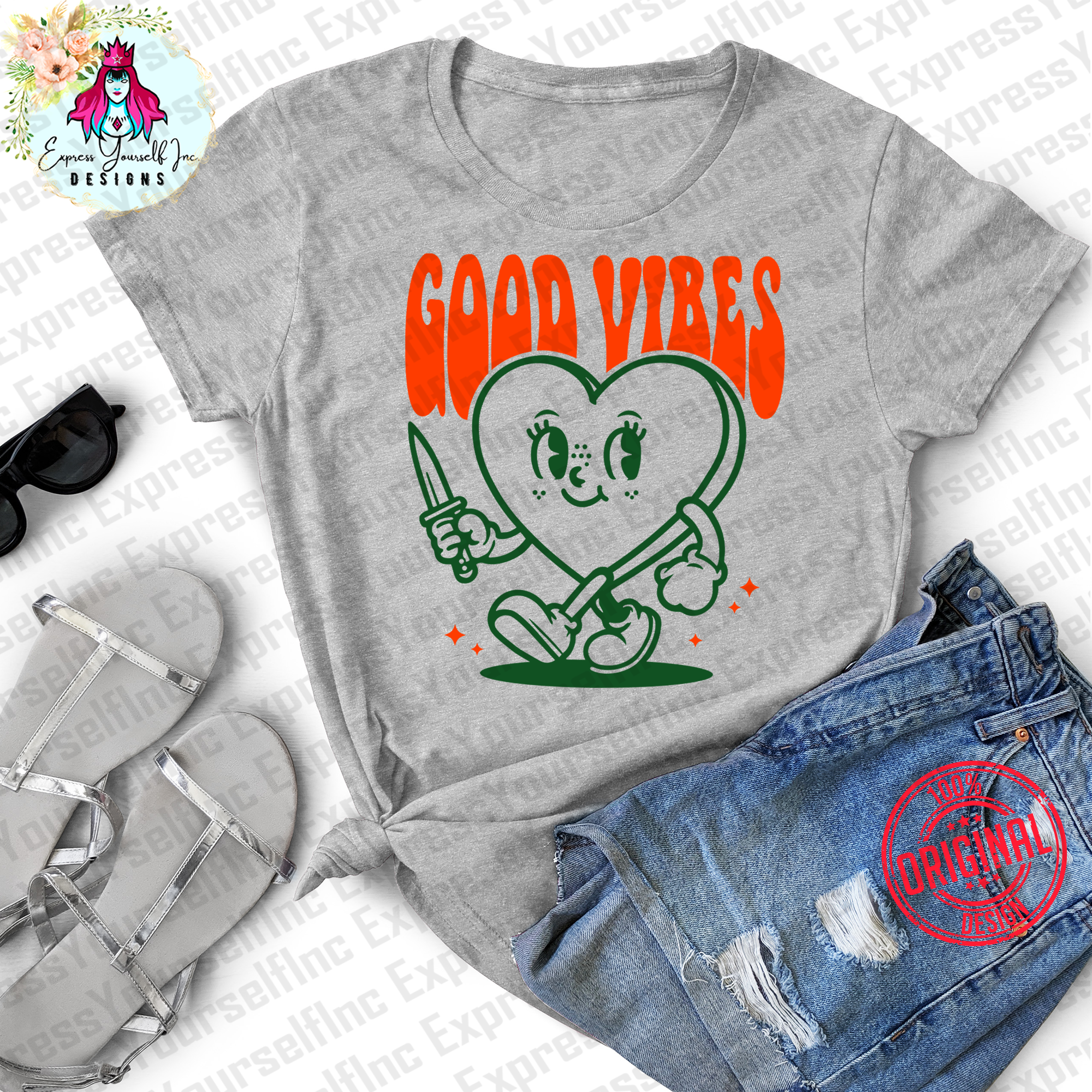 Good Vibes png, St Patrick Day Png, Saint Patrick Day Png, Retro Heart ...
