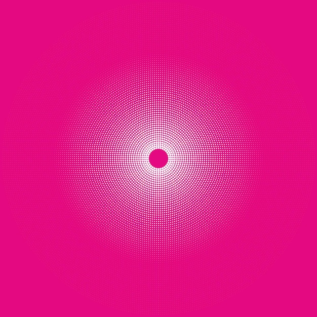 Vibrant Radial Dot Pattern on Fuchsia Background | Jiffy Designs