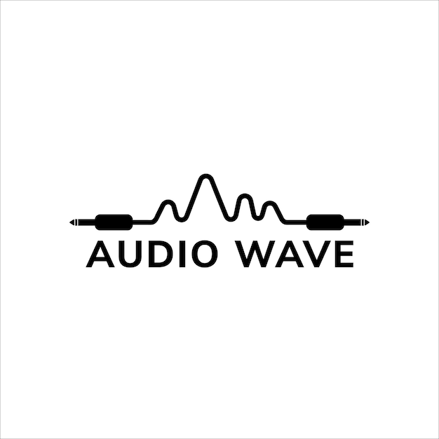 Minimalist Audio Wave Graphic with Stylized Waveform | Jiffy Designs
