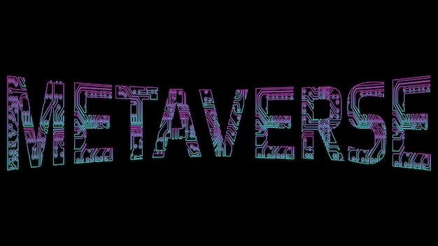 Vibrant Neon Metaverse Text in Futuristic Design | Jiffy Designs