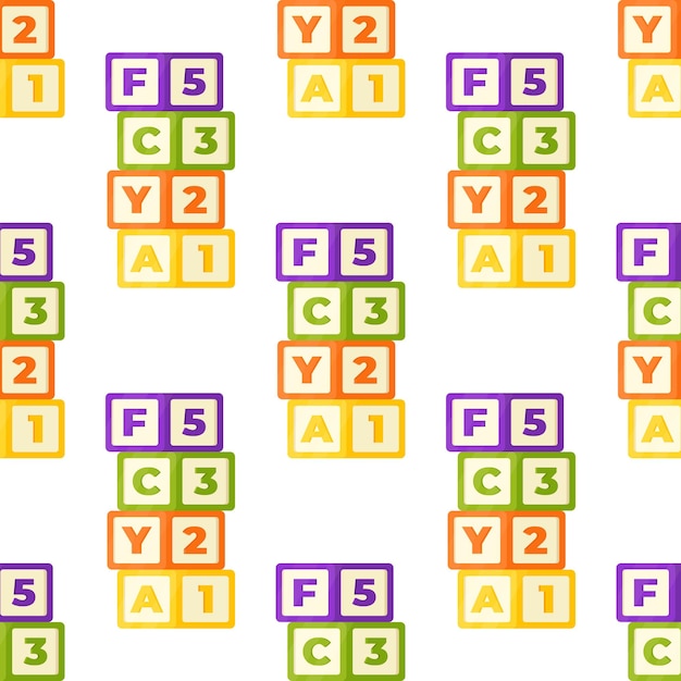 Vibrant Alphabet and Numeric Pattern Collection | Jiffy Designs