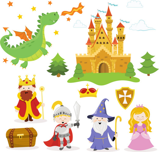 Collection Of Fairy Tale Characters. | Jiffy Designs
