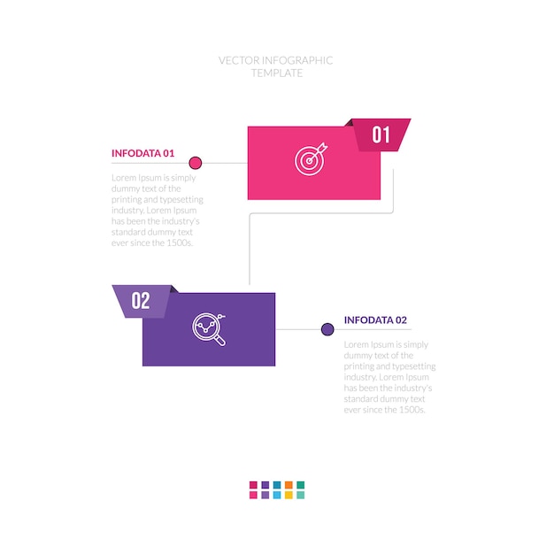 Vibrant Geometric Shapes with Target and Dart Icons | Jiffy Designs