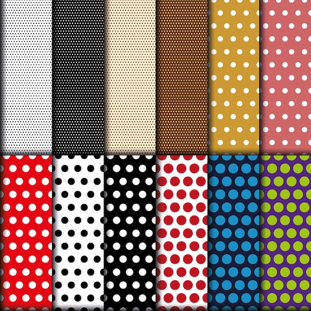 Vibrant Polka Dot Patterns in Bold Colors | Jiffy Designs