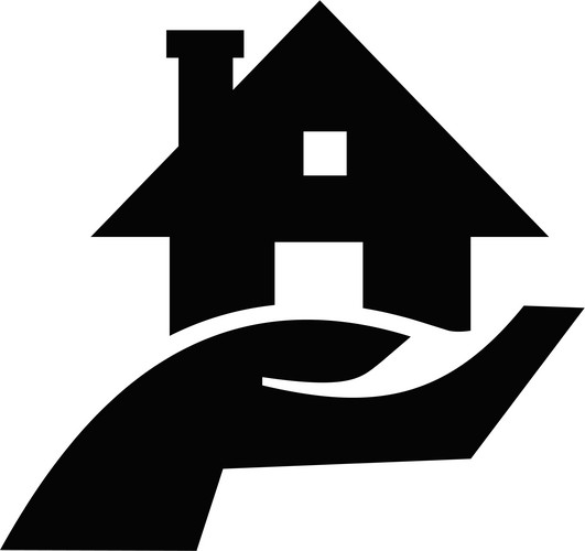 Affordable Housing Linear Icon. Shelter For Homeless. Real Estate ...