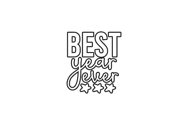 Celebratory Lettering Design with Five-Star Accents | Jiffy Designs