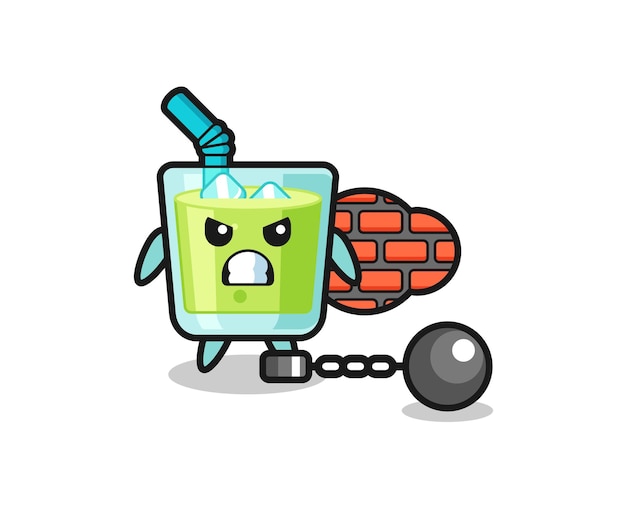 Adorable Cartoon Beverage Mascot with Brick Wall | Jiffy Designs