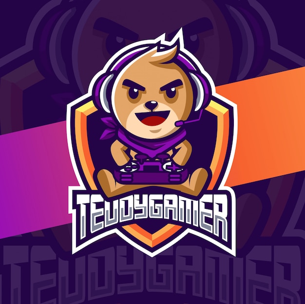Playful Gamer Mascot Emblem with Vibrant Colors | Jiffy Designs