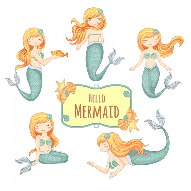 Charming Mermaid Collection with Vibrant Underwater Imagery | Jiffy Designs