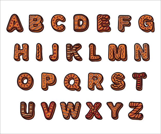 Vibrant and Textured Alphabet Illustration for Versatile Design Uses ...