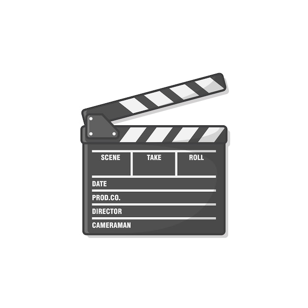 Iconic Movie Clapper Board with Retro Cinematic Style | Jiffy Designs