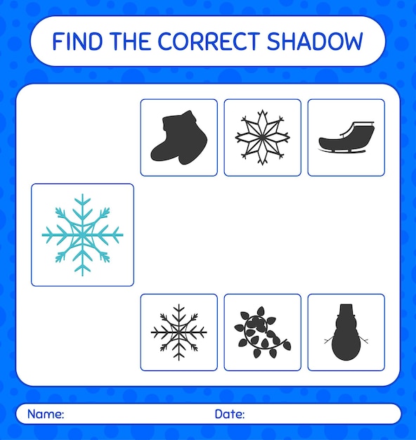 Identify the Matching Winter Silhouette | Jiffy Designs