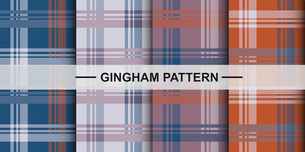 Vibrant Gingham Pattern Collection with Diverse Color Schemes | Jiffy ...