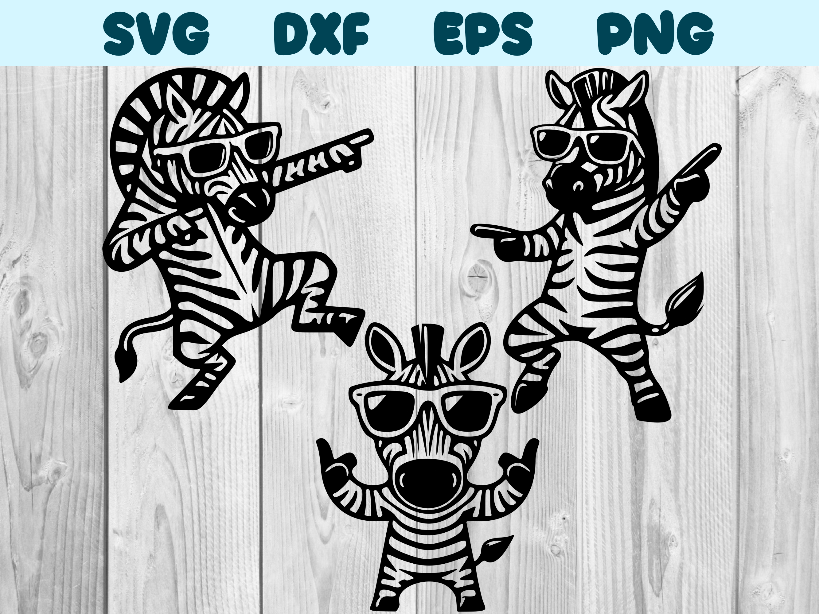 Cool Zebra Cartoon Sporting Sunglasses and Giving Double Thumbs Up ...