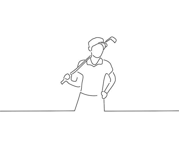 Minimalist Outline of a Handyman Holding Tools | Jiffy Designs