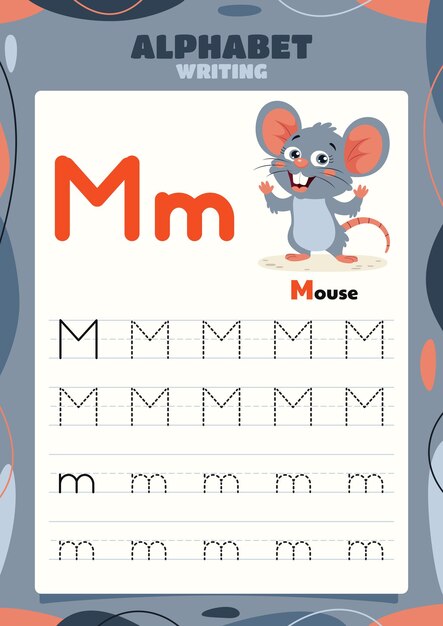 Engaging Alphabet Illustration: Meet the Mischievous Mouse | Jiffy Designs