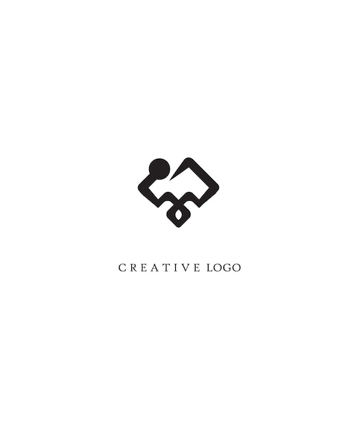Minimalist Geometric Symbol with Overlapping Shapes | Jiffy Designs