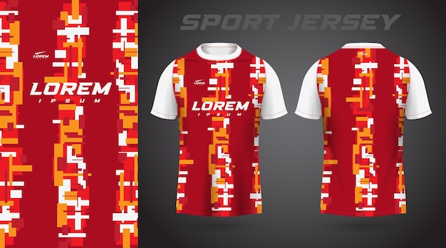 Vibrant Digital Sport Jersey with Geometric Patterns | Jiffy Designs