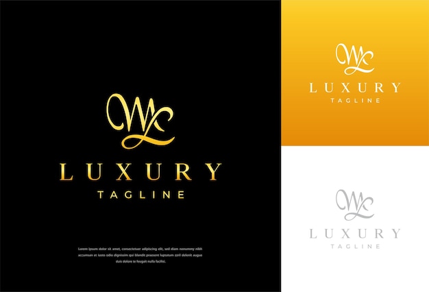 Elegant Monogram and Luxurious Tagline in Sophisticated Design | Jiffy ...