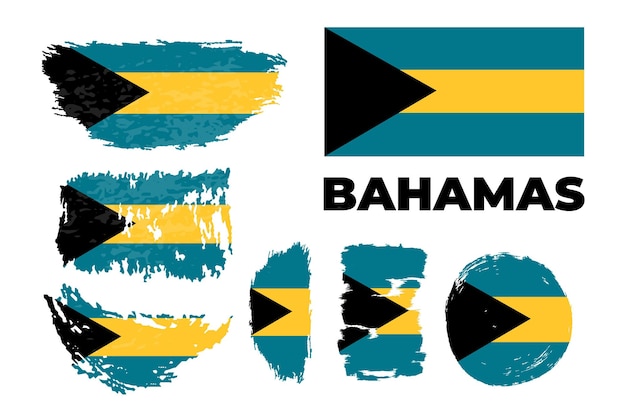 Vibrant Bahamian Flag Designs in Varied Shapes and Sizes | Jiffy Designs