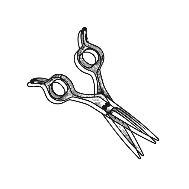 Stylized Scissors with Intricate Metal Detailing | Jiffy Designs