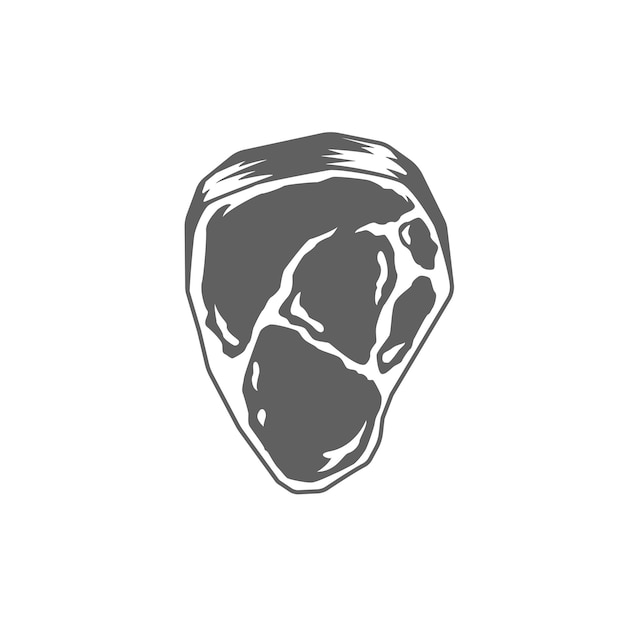 Striking Monochrome Geological Formation Silhouette | Jiffy Designs