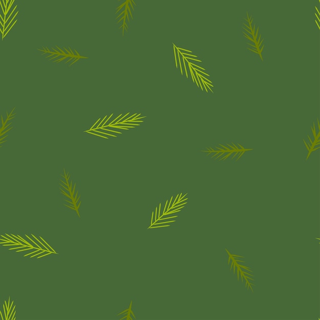 Vibrant Green Pine Needle Pattern | Jiffy Designs