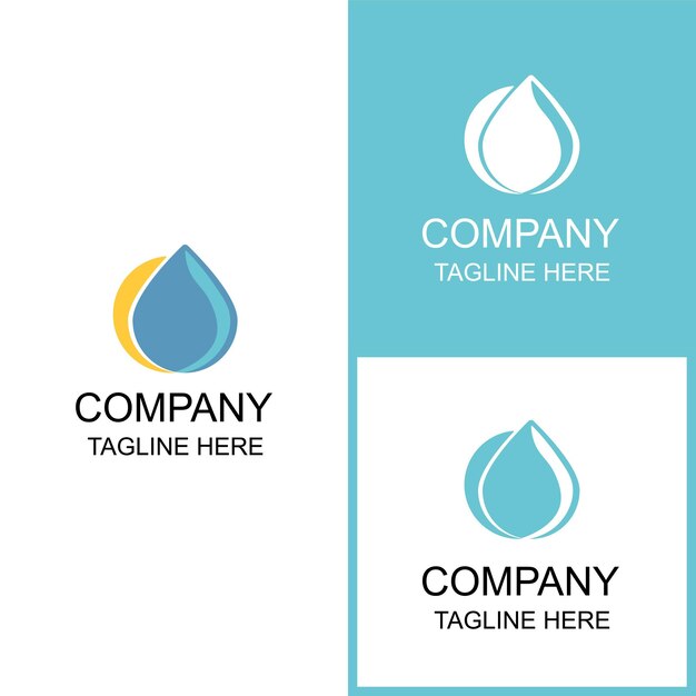 Elegant Water Drop Logos for Versatile Branding | Jiffy Designs