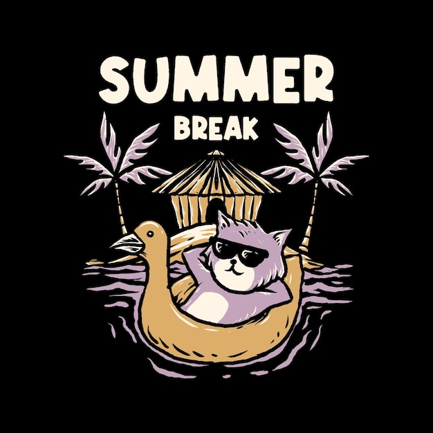 Relaxing Summer Break with Sloth Lounging on Inflatable Float | Jiffy ...