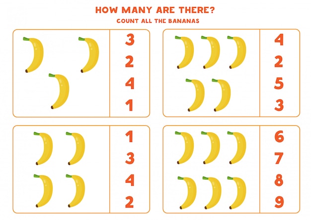 Vibrant Banana Collection: Counting and Categorizing the Bounty | Jiffy ...