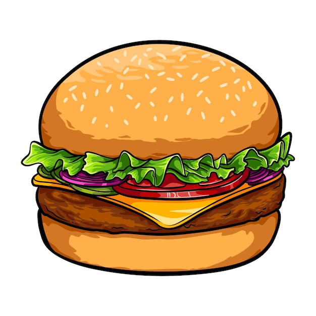 Delectable Burger Delight: A Mouthwatering Visual Feast | Jiffy Designs
