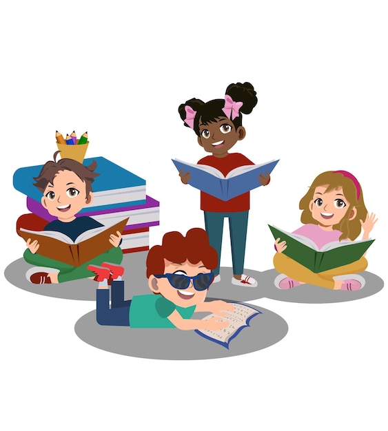 Children Immersed in Joyful Reading, Expanding Minds Together | Jiffy ...