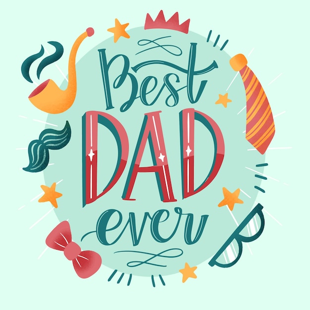 Vibrant Celebration of the Best Dad Ever | Jiffy Designs
