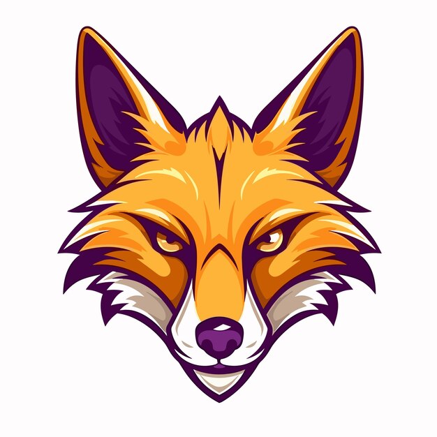 Captivating Vulpine Visage: A Vibrant Fox Illustration | Jiffy Designs