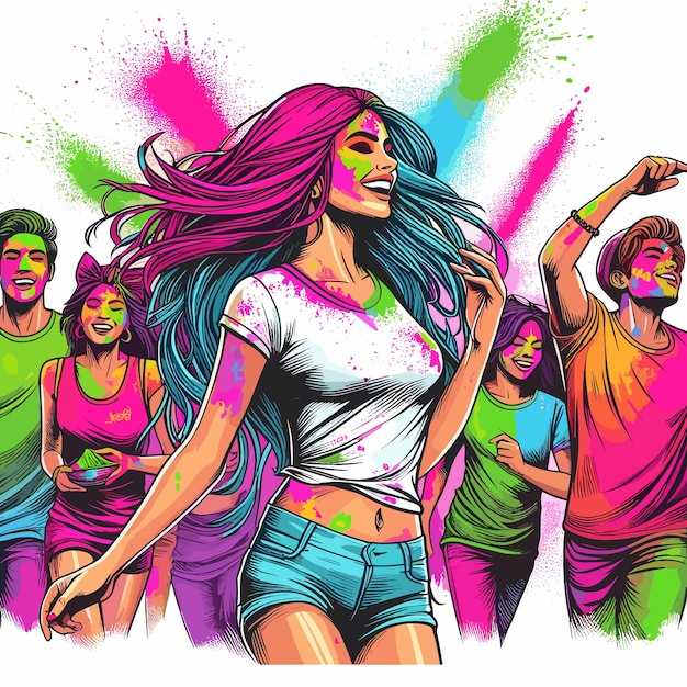 Vibrant Celebration of Joyful Movement and Self-Expression | Jiffy Designs