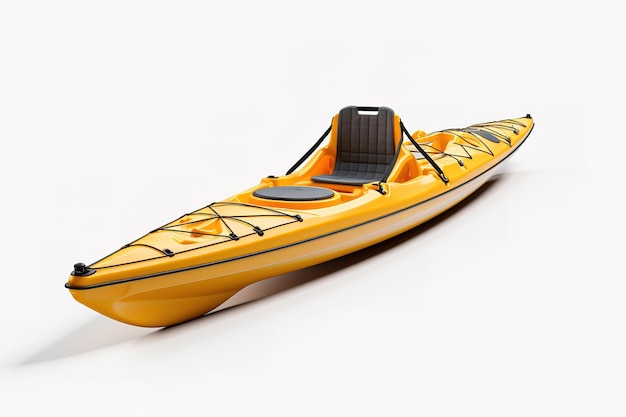 Vibrant Yellow Kayak with Dynamic Design | Jiffy Designs