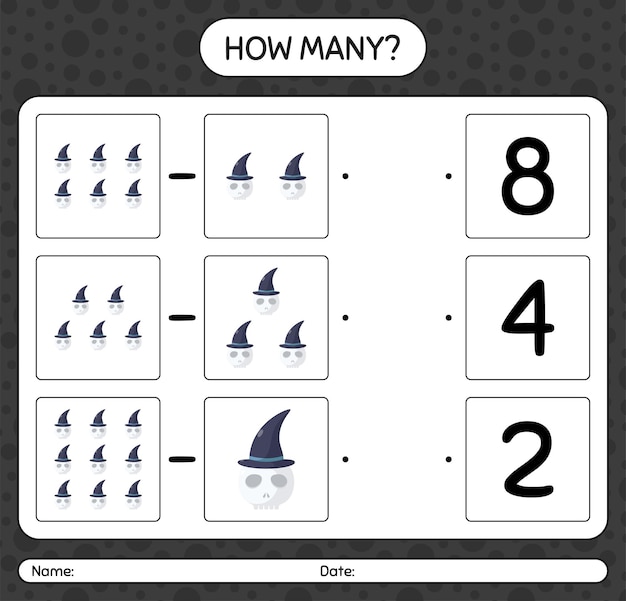 Counting Witch Hats: Engaging Math Activity for Children | Jiffy Designs