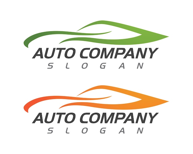 Vibrant Auto Company Logos with Sleek Swoosh Designs | Jiffy Designs