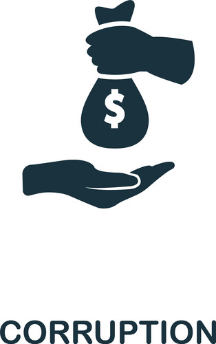 Corruption Icon. Premium Style Design From Corruption Collection. Pixel ...