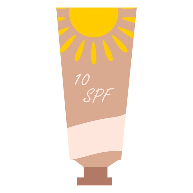 Vibrant Sunscreen Tube with SPF 10 Protection | Jiffy Designs