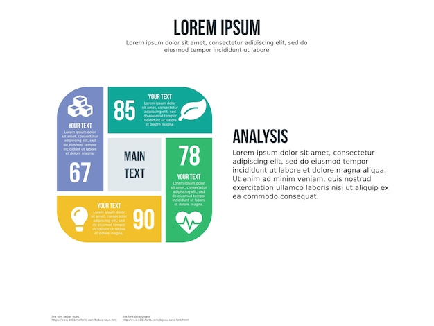 Colorful Infographic Design with Informative Data Visualizations ...