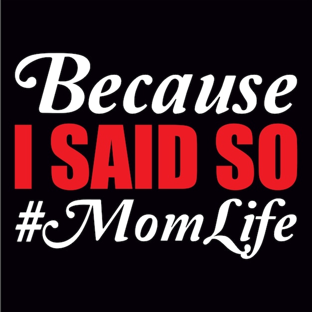 Bold Slogan Celebrates the Mom Life | Jiffy Designs