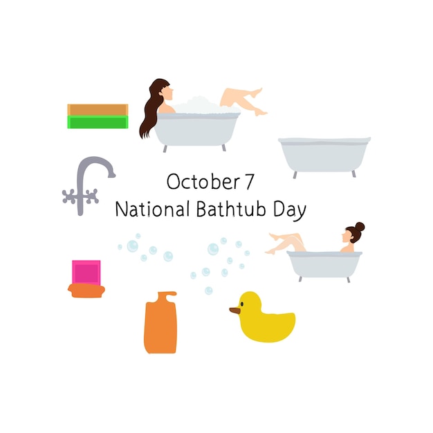 Celebrating National Bathtub Day with Playful Tub Scenes | Jiffy Designs