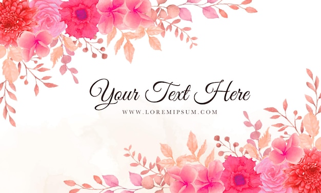 Vibrant Floral Arrangement with Cursive Text Overlay | Jiffy Designs