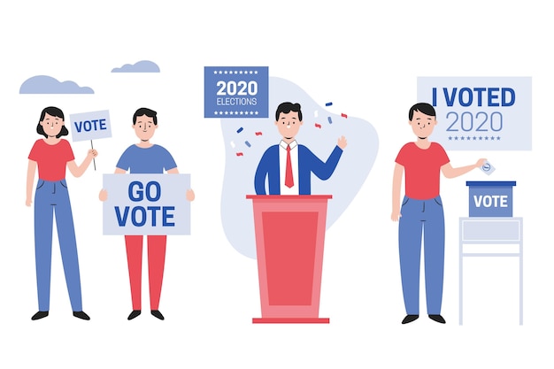 Election campaign scenes | Jiffy Designs