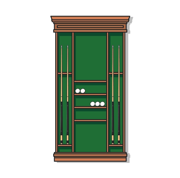 Elegant Billiards Cabinet with Ornate Detailing | Jiffy Designs