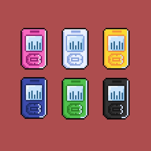 Vibrant Pixel Art Equalizer Collection | Jiffy Designs