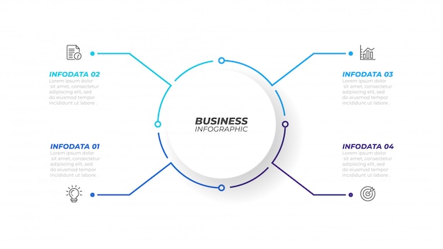 Striking Business Infographic with Interconnected Elements | Jiffy Designs