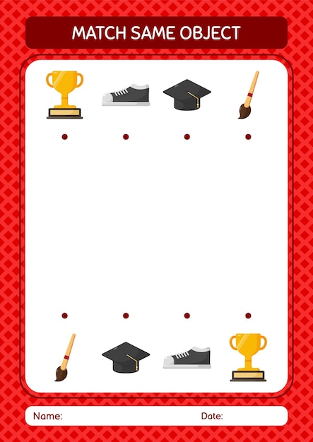 Matching Game: Classroom and Academic Icons | Jiffy Designs