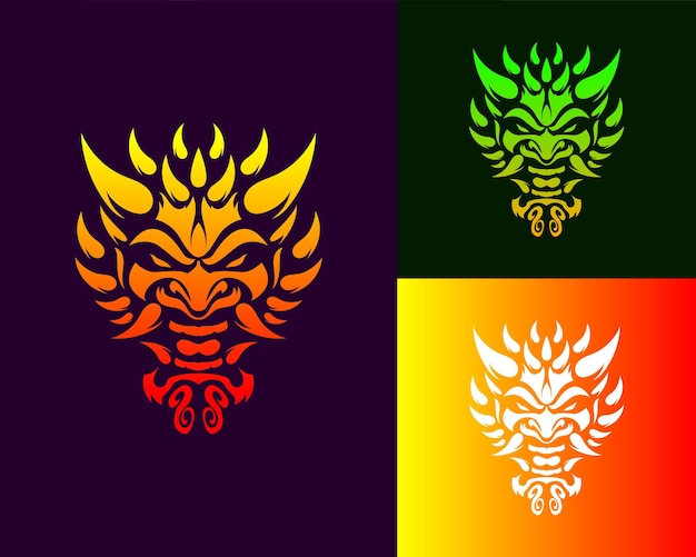 Vibrant Tribal Flame Mask Designs | Jiffy Designs